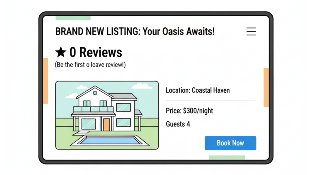 Vacation Rental With No Reviews: Get First Bookings